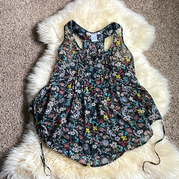 American Rag | Tops | 3 For 2 American Rag Sheer Floral Tank | Poshmark
